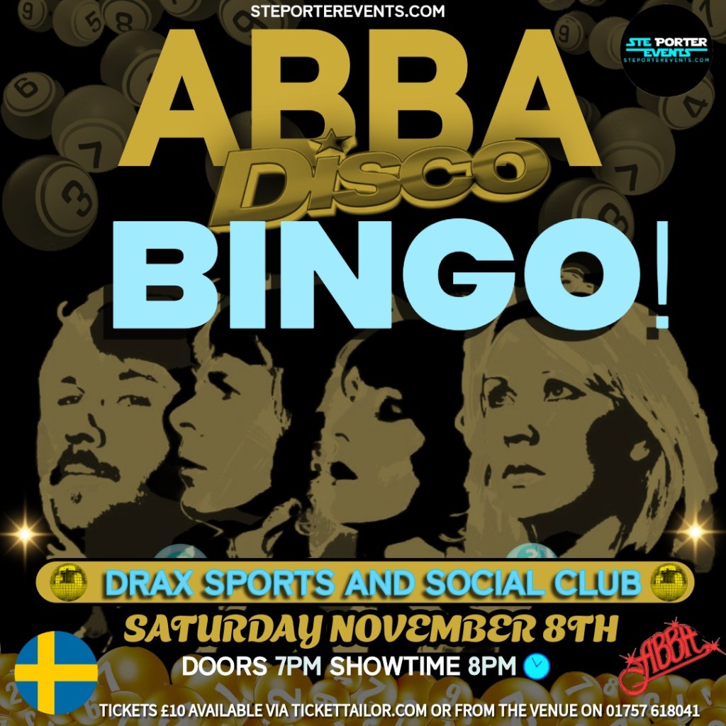 Upcoming Events – Drax Sports and Social Club