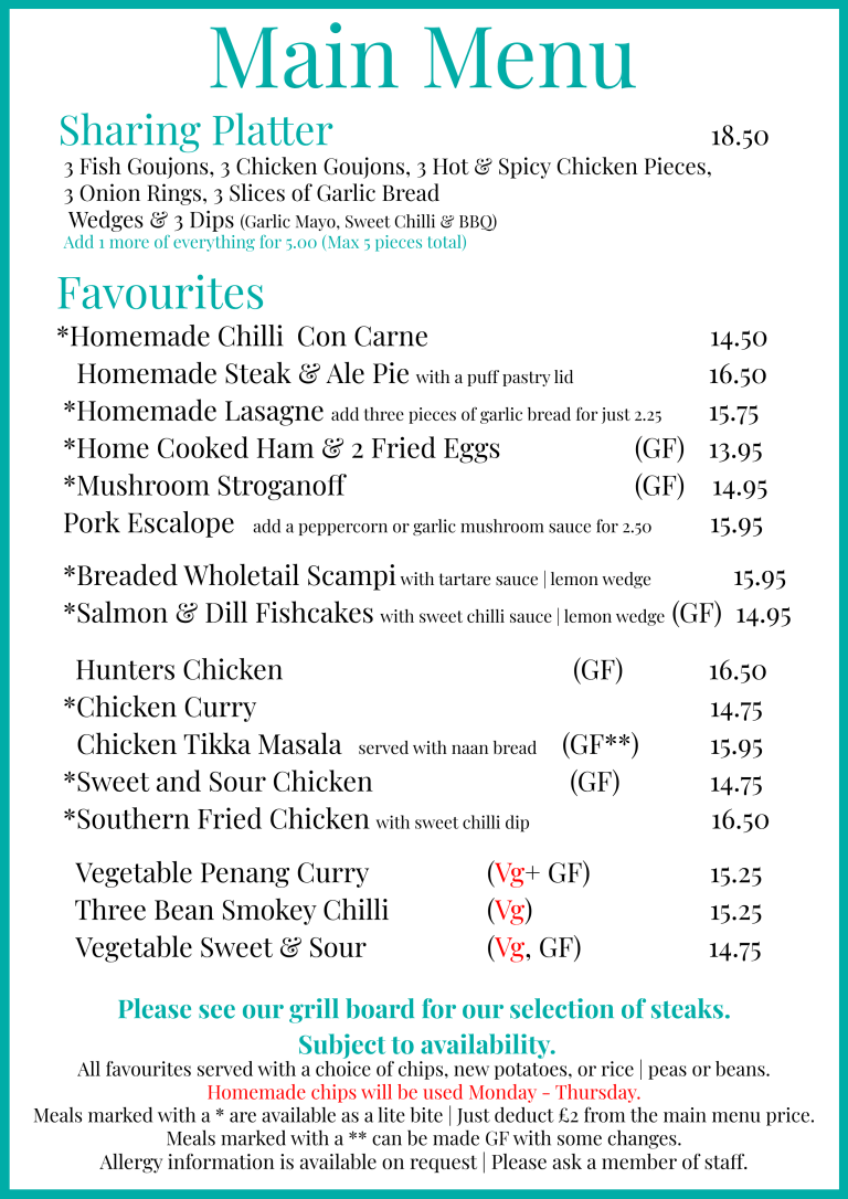 Menus